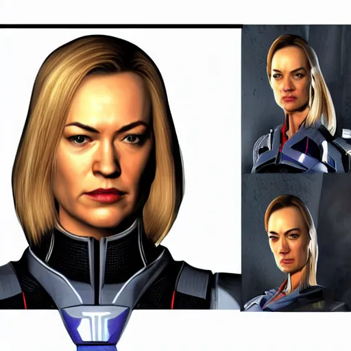 Yvonne Strahovski in Mass Effect, DSLR photo, | Stable Diffusion | OpenArt