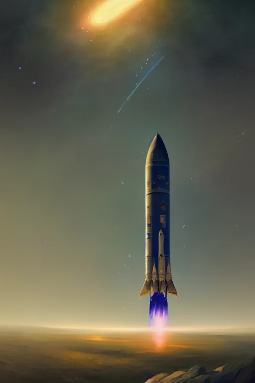 a space rocket launching from the nasa, extremely | Stable Diffusion ...