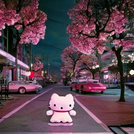 Hello Kitty, artwork by Gregory Crewdson, | Stable Diffusion | OpenArt