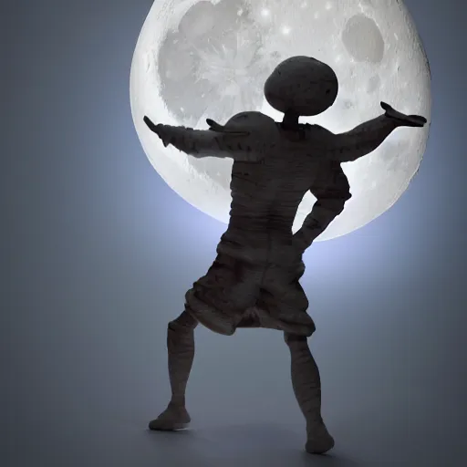 moon man!!, detailed, 8 k, hd, sharp focus, octane | Stable Diffusion ...