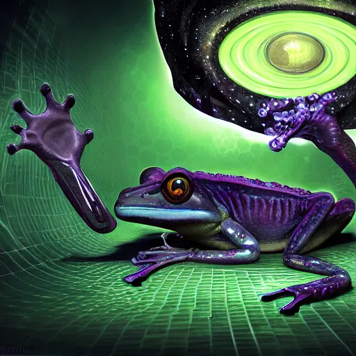 eldritch time frog wizard, centre of time and space | Stable Diffusion | OpenArt