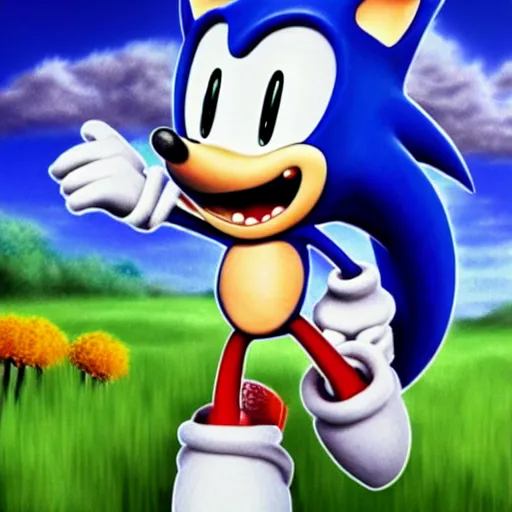 sonic the hedgehog throwing a football at elmo in a | Stable Diffusion ...