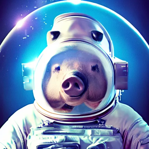 pig astronaut, thc, LSD, concept art, cinematic, | Stable Diffusion ...