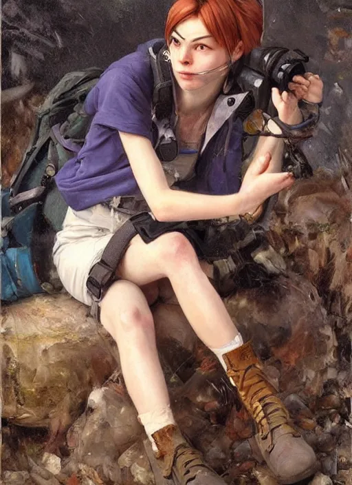 oil painting of crying depressed tracer overwatch full | Stable Diffusion