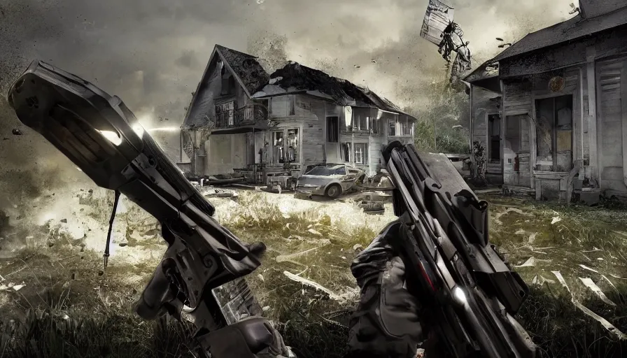 fps shooter game, famas, swat, abandoned house, video | Stable ...