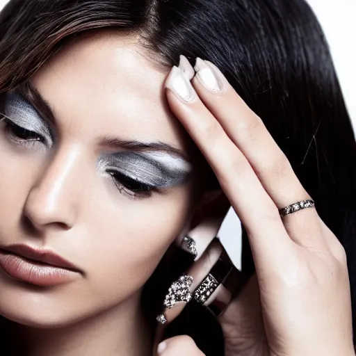 Photo of a hand Jewellery model, bold, self | Stable Diffusion | OpenArt