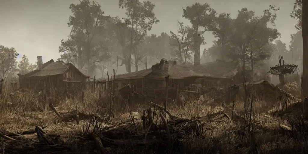 hunt showdown concept art render in unreal engine 5 | Stable Diffusion | OpenArt