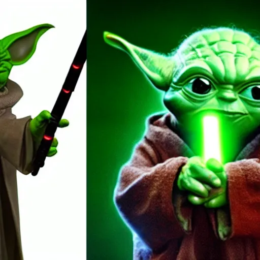 a ghost eating ice-cream with yoda | Stable Diffusion | OpenArt