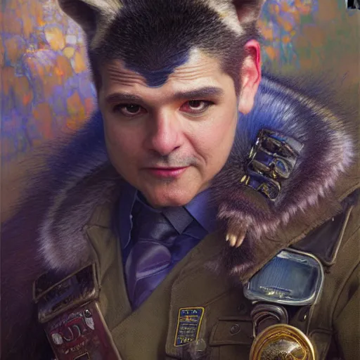 portrait of a male racoon in a police uniform. | Stable Diffusion | OpenArt