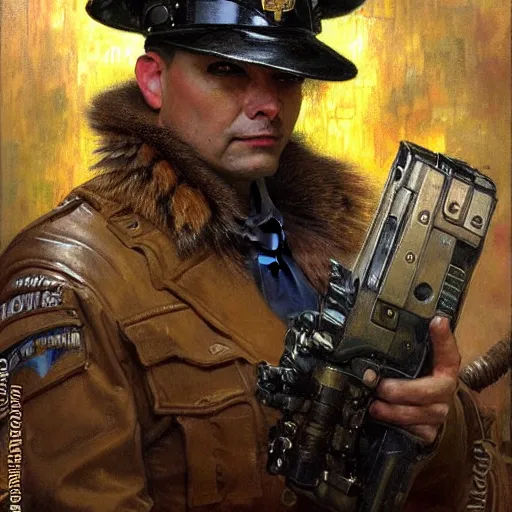 portrait of a male racoon in a police uniform. | Stable Diffusion | OpenArt
