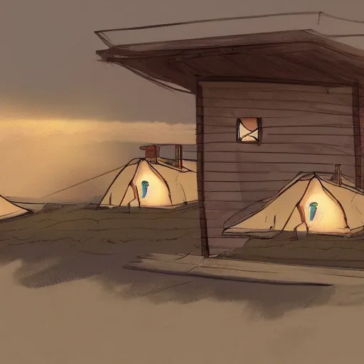 rooftop camp, concept art | Stable Diffusion | OpenArt