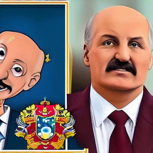 alexander lukashenko in nu pogodi cartoon universe | Stable Diffusion ...