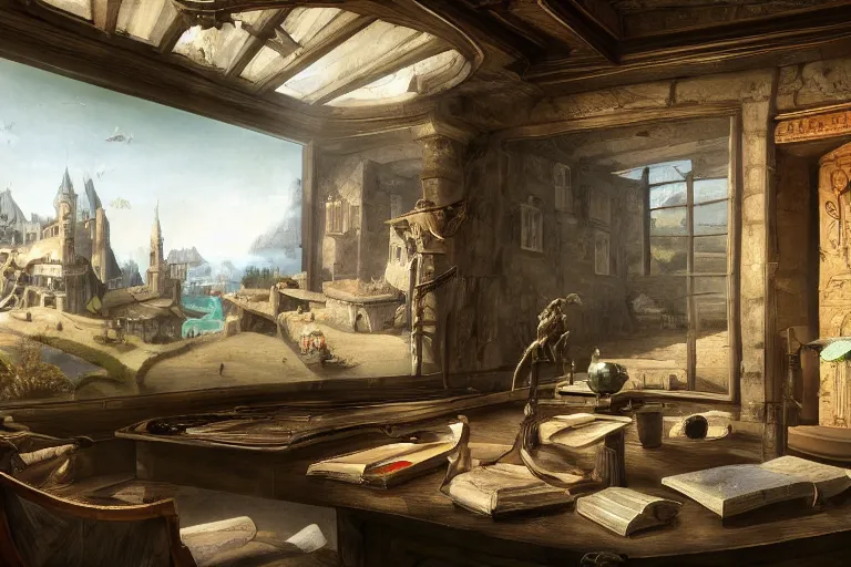 gaming setup from the 1 5 0 0 s, 4 k, hd, concept art | Stable Diffusion | OpenArt