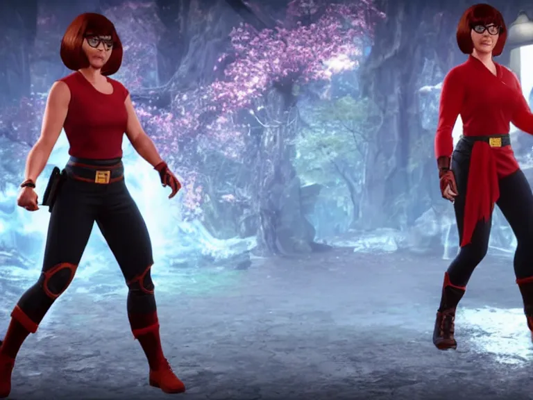 Velma Dinkley in Mortal Kombat 11, PS5, 5k, in-game | Stable Diffusion ...