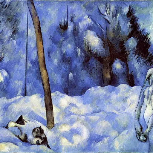 winter fuzzy creepy pool square wolf grain sax shrub, | Stable Diffusion