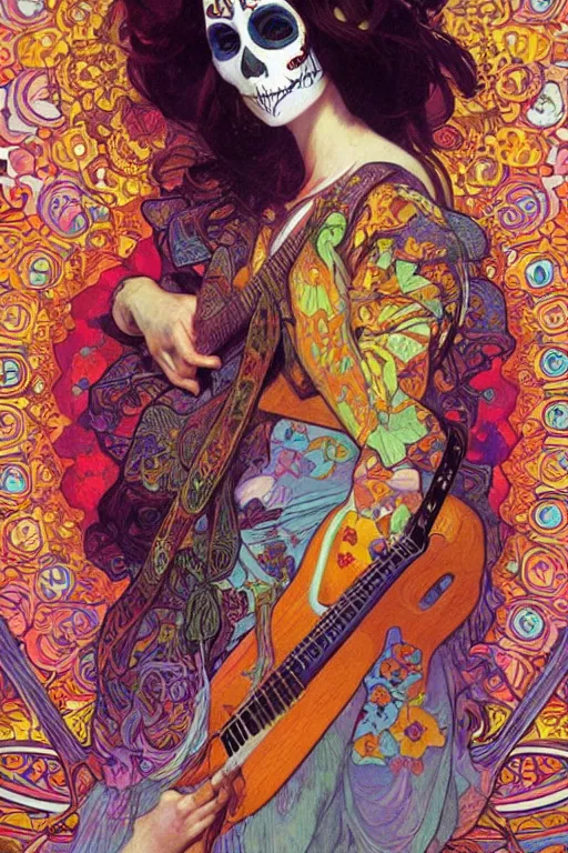 realistic detailed psychedelic poster art of a cute | Stable Diffusion ...