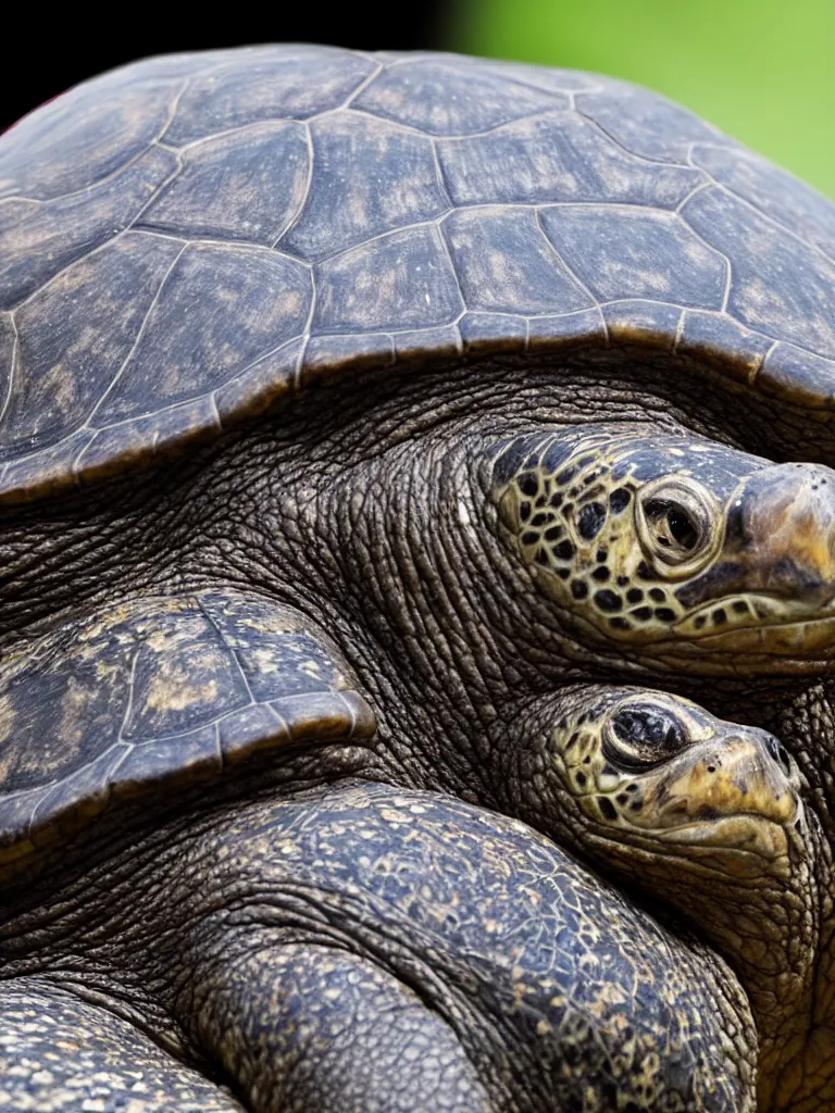 portrait photograph of a turtle with the face of neil | Stable Diffusion