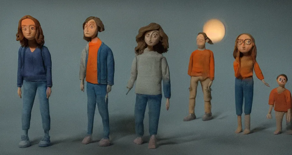 Hereditary (2018) horror claymation at night, high | Stable Diffusion ...