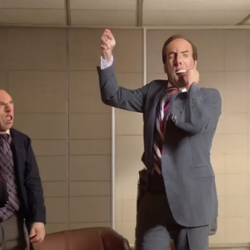 saul goodman yelling at howard hamlin, cinematic, film | Stable ...