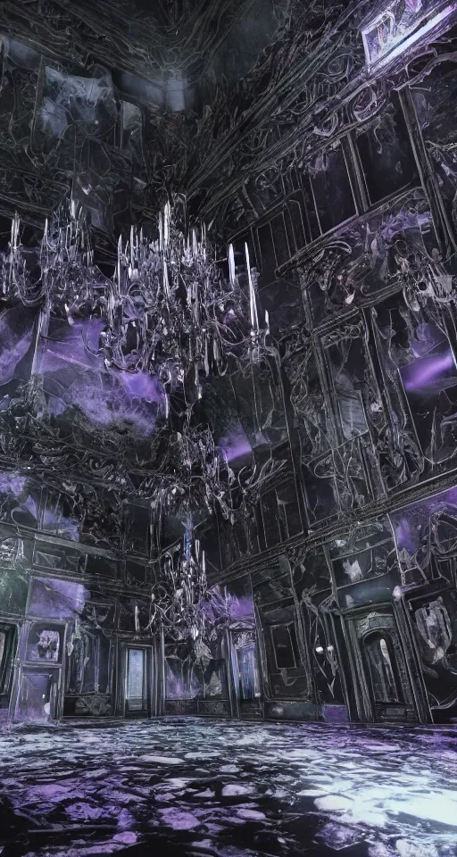 a crystal castle, vintage kodak, lasers all over the | Stable Diffusion ...