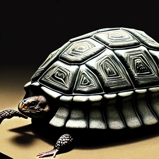 mouse in an empty tortoise shell, horror ultra | Stable Diffusion