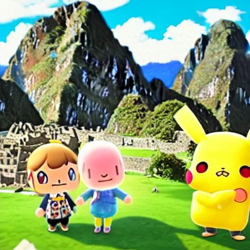 Extremely cute and adorable key visual of Machu | Stable Diffusion ...