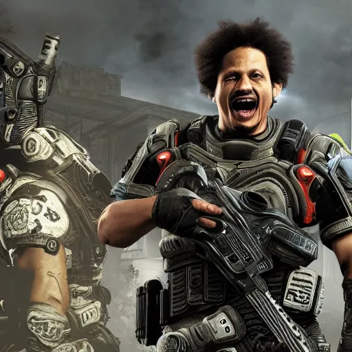 eric andre in gears of war | Stable Diffusion | OpenArt