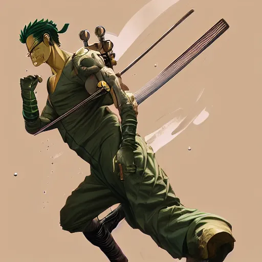 roronoa zoro in a astronaut suit and roronoa zoro, | Stable Diffusion | OpenArt