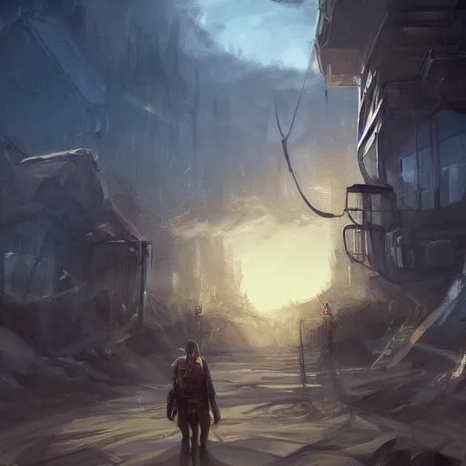 finally leaving work, award winning artstation | Stable Diffusion | OpenArt