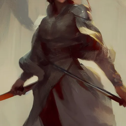 a beautiful women swordsman, by craig mullins, by ruan | Stable ...