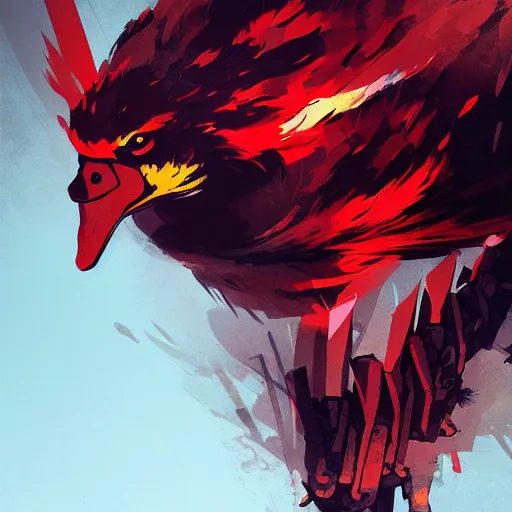 demonic duck of doom, concept art, stylized, dynamic | Stable Diffusion ...