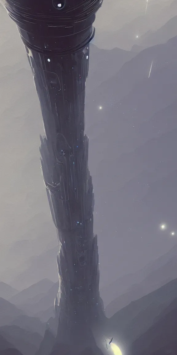 mysterious tall space elevator, carbon fiber, | Stable Diffusion | OpenArt