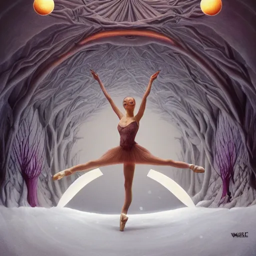 ballerina and the four seasons winter , summer ☀, | Stable Diffusion ...