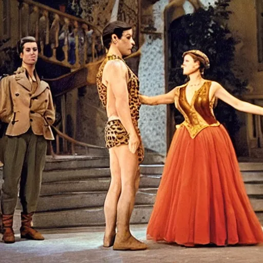 ballroom scene from the leopard by luchino visconti | Stable Diffusion ...