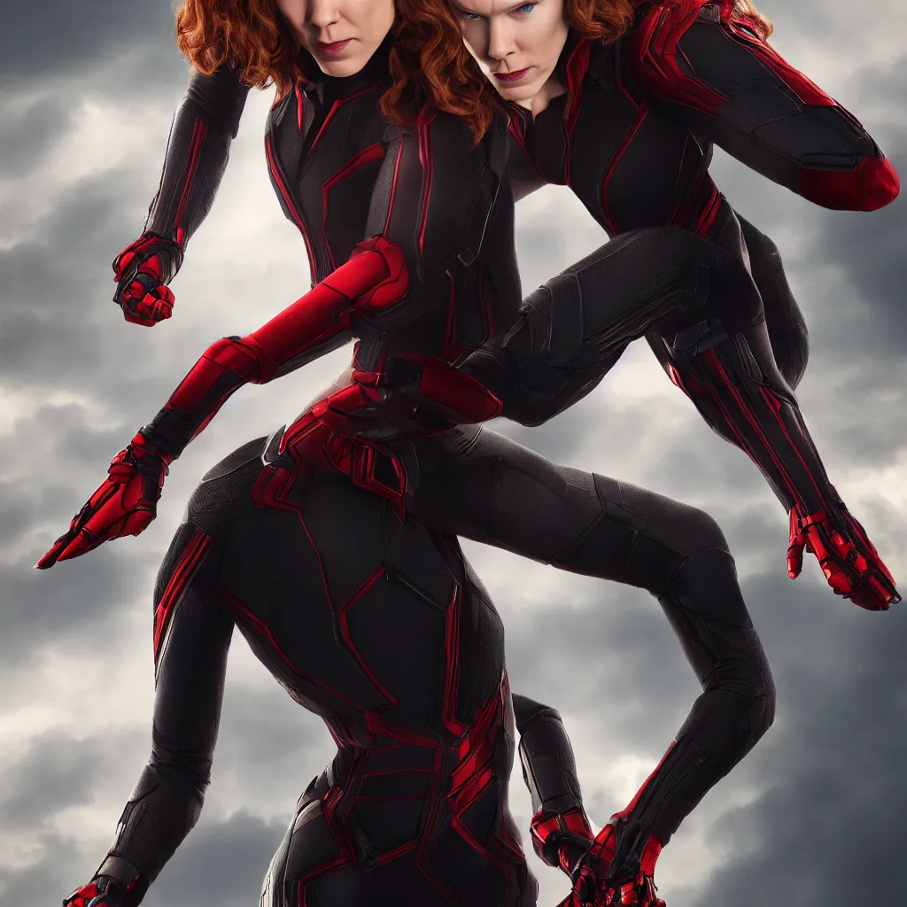 benedict cumberbatch as black widow marvel, | Stable Diffusion | OpenArt