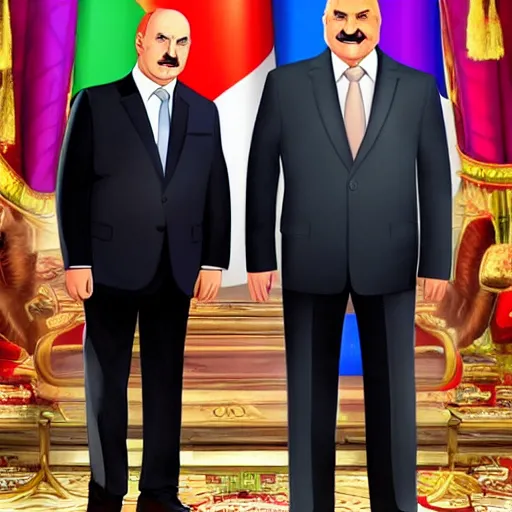 alexander lukashenko in nu pogodi cartoon universe | Stable Diffusion ...