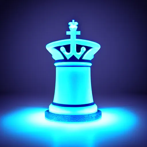 tron, underwater tintype photo of a queen chess piece | Stable ...