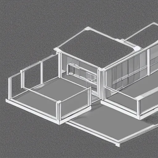 section blueprints of a concept modular house, | Stable Diffusion | OpenArt