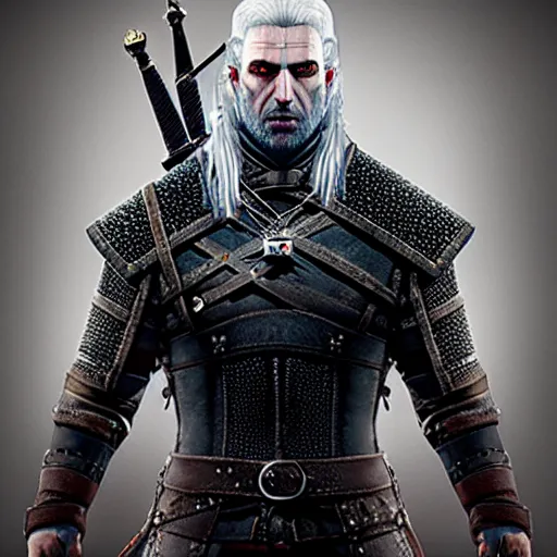 a digital painting of the witcher holding a birthday | Stable Diffusion