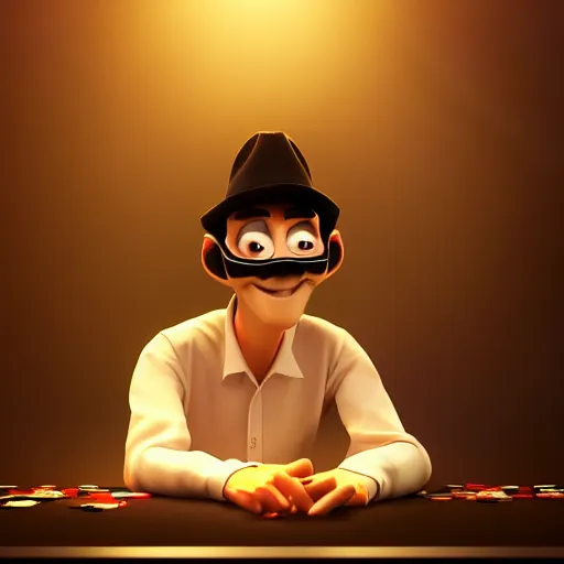 portrait of bookmaker sly cunning pixar style | Stable Diffusion | OpenArt