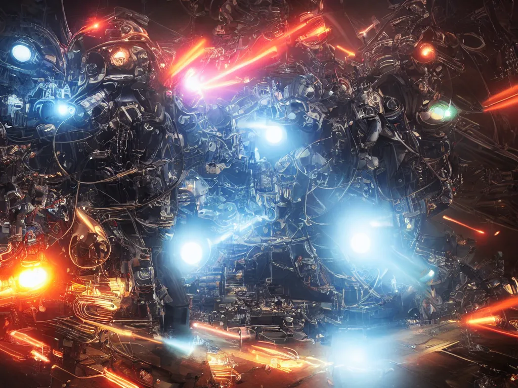 a cinematic photo real roland tb-303 self replicating | Stable Diffusion