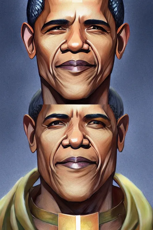 saint obama, realistic, sketch and art by jacqueline | Stable Diffusion ...