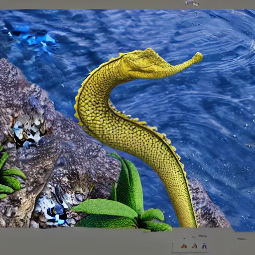 a snake mixed with a seahorse, wildlife photography, 8 | Stable ...