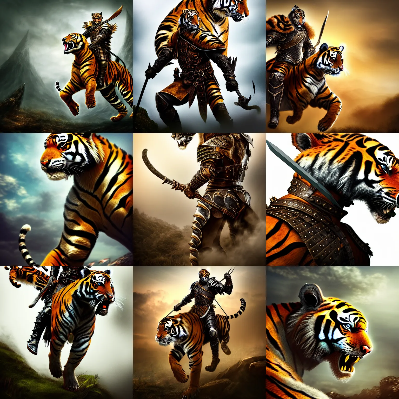 fantasy character portrait, leather armor male ranger | Stable ...