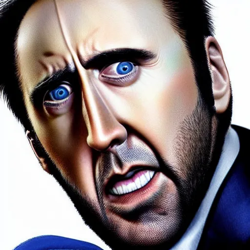 photo realistic, ultra detailed film poster of nicolas | Stable ...