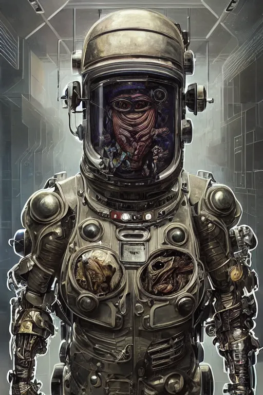 a portrait of a muscular anthropomorphic cyberpunk | Stable Diffusion ...