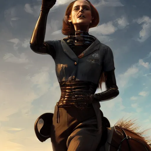 A beautiful painting of Dolores Abernathy fleeing the | Stable ...