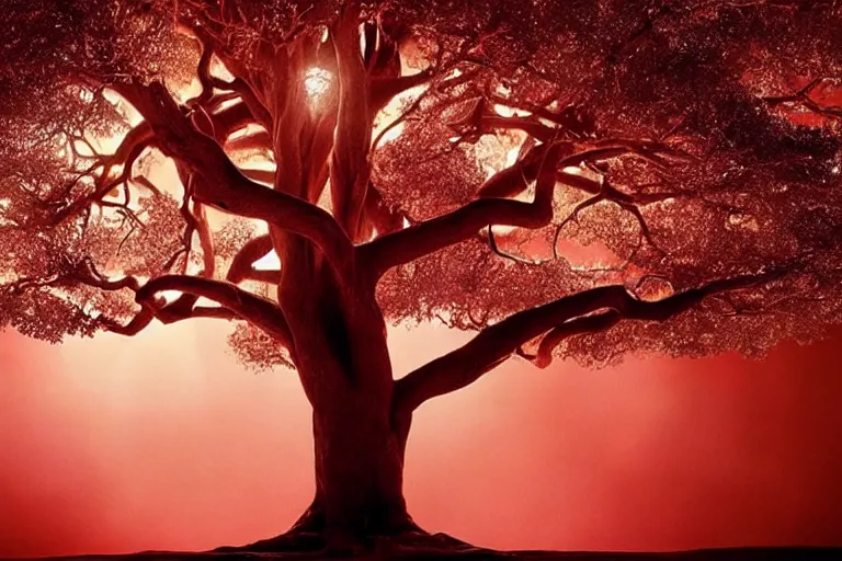 the tree of life brain structure holy grail red veins, | Stable ...