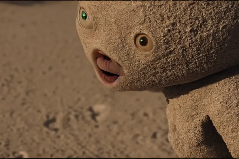 vfx movie scene closeup adorable little baby alien | Stable Diffusion ...