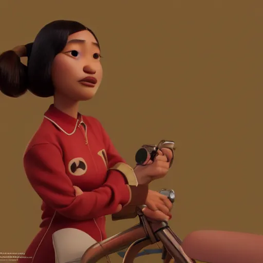 peggy gou by disney pixar, cgsociety, octane render, | Stable Diffusion